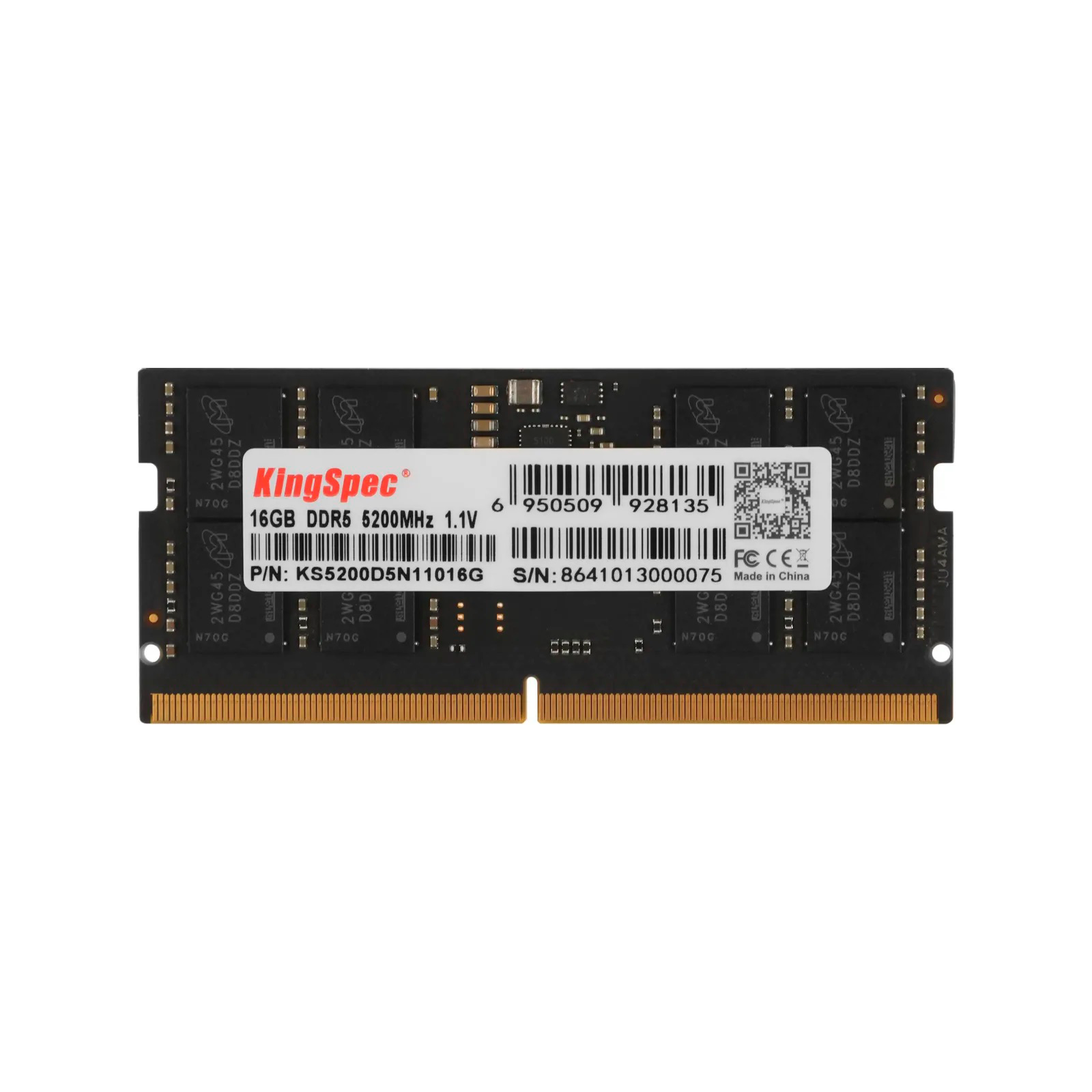 Memoria Ram Kingspec SODIMM DDR5 16GB 5200MHz – Batek