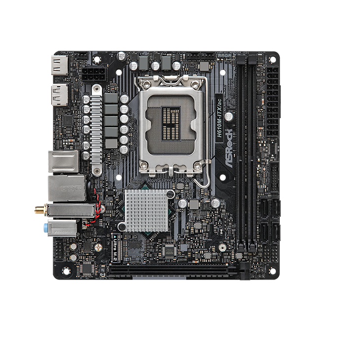 Tarjeta Madre Asrock MB H610M-ITX/AC LGA1700 DDR4 3200 WI-FI – Batek Tarjeta Madre Asrock MB H610M-ITX/AC LGA1700 DDR4 3200 WI-FI – Batek