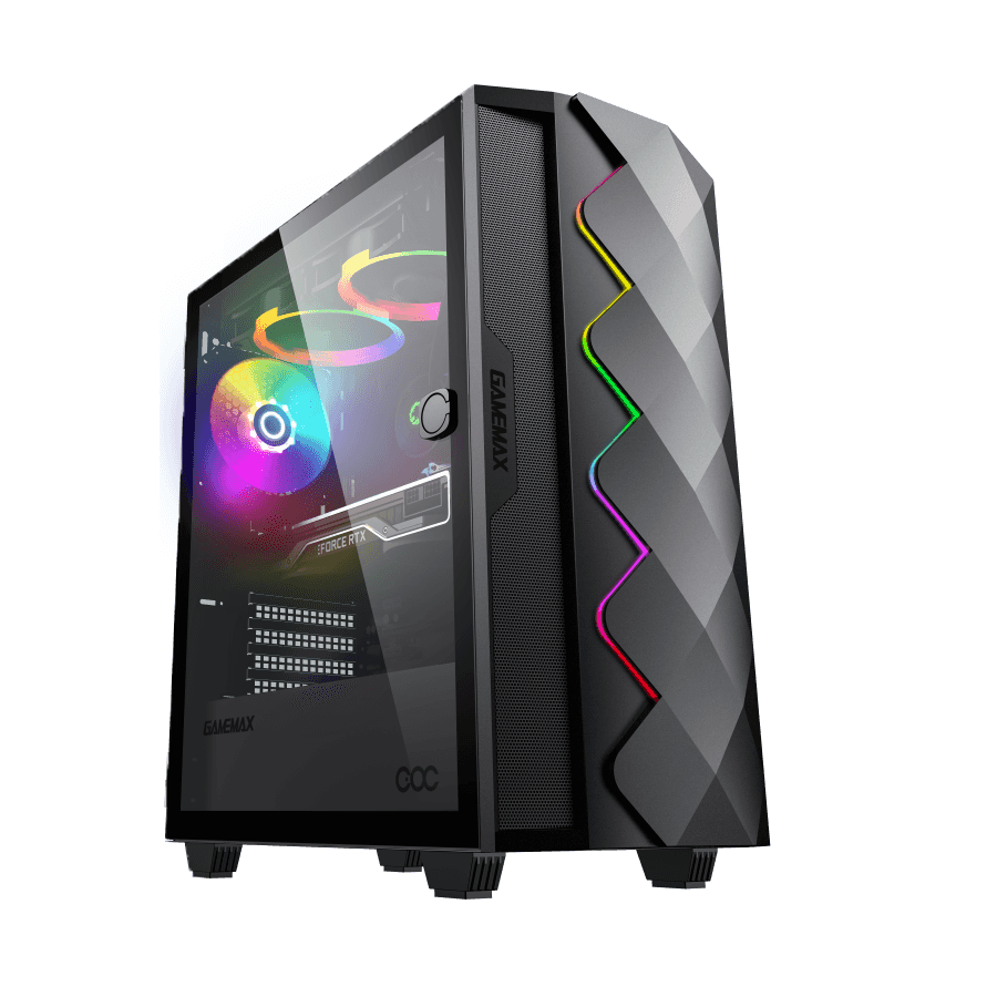 Gabinete Gamer Gamemax Diamond COC Black – Batek